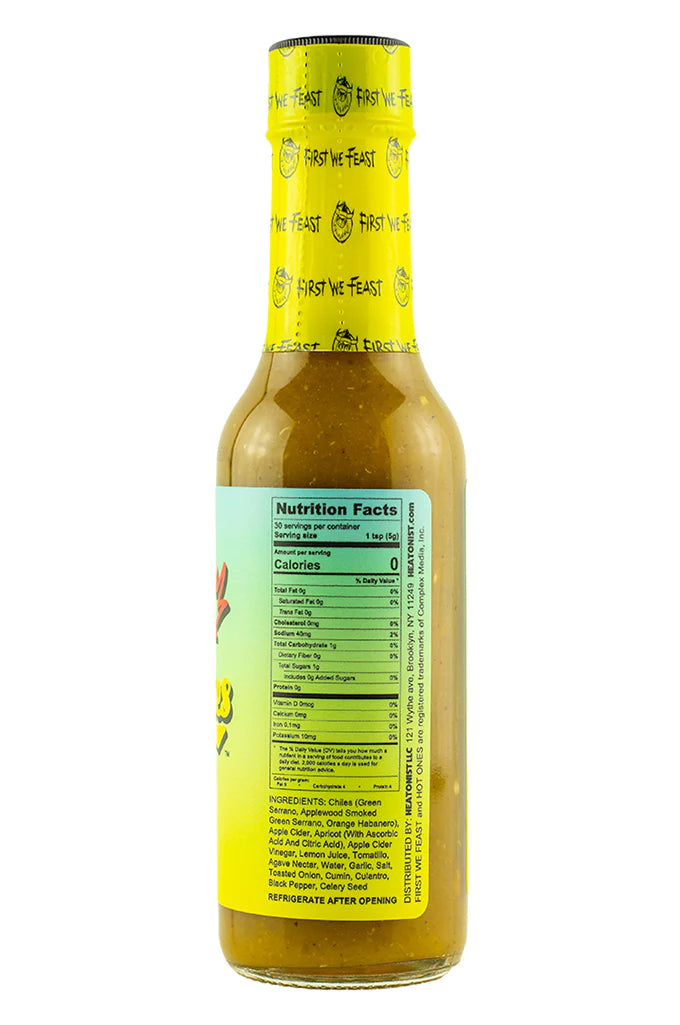 Los Calientes Verde Hot Ones Hot Sauce That Hot Sauce Shop